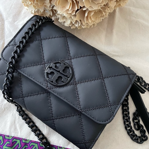 Tory Burch | Bags | New Tory Burch Willa Matte Chain Wallet Crossbod ...